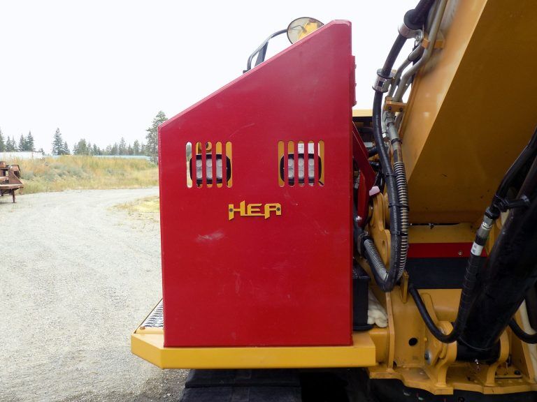 Excavator Cab Guarding - Cab Protection Solutions | HEA