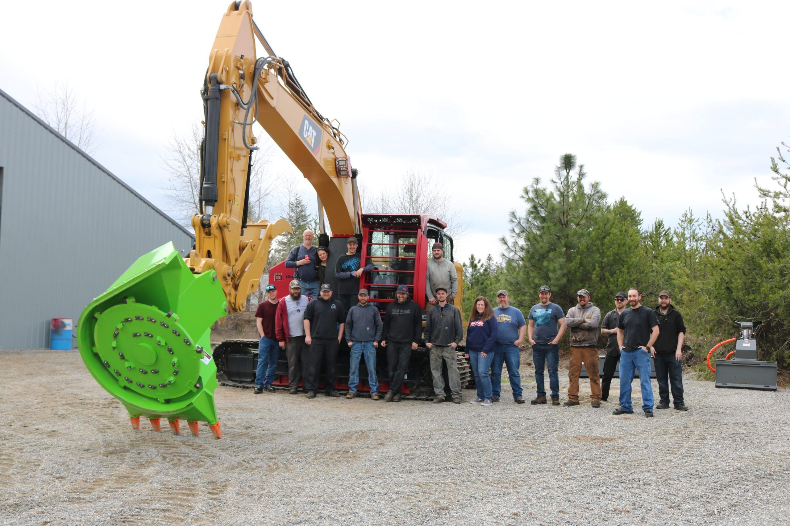 Excavator Cab Protection - Custom Machine Guarding