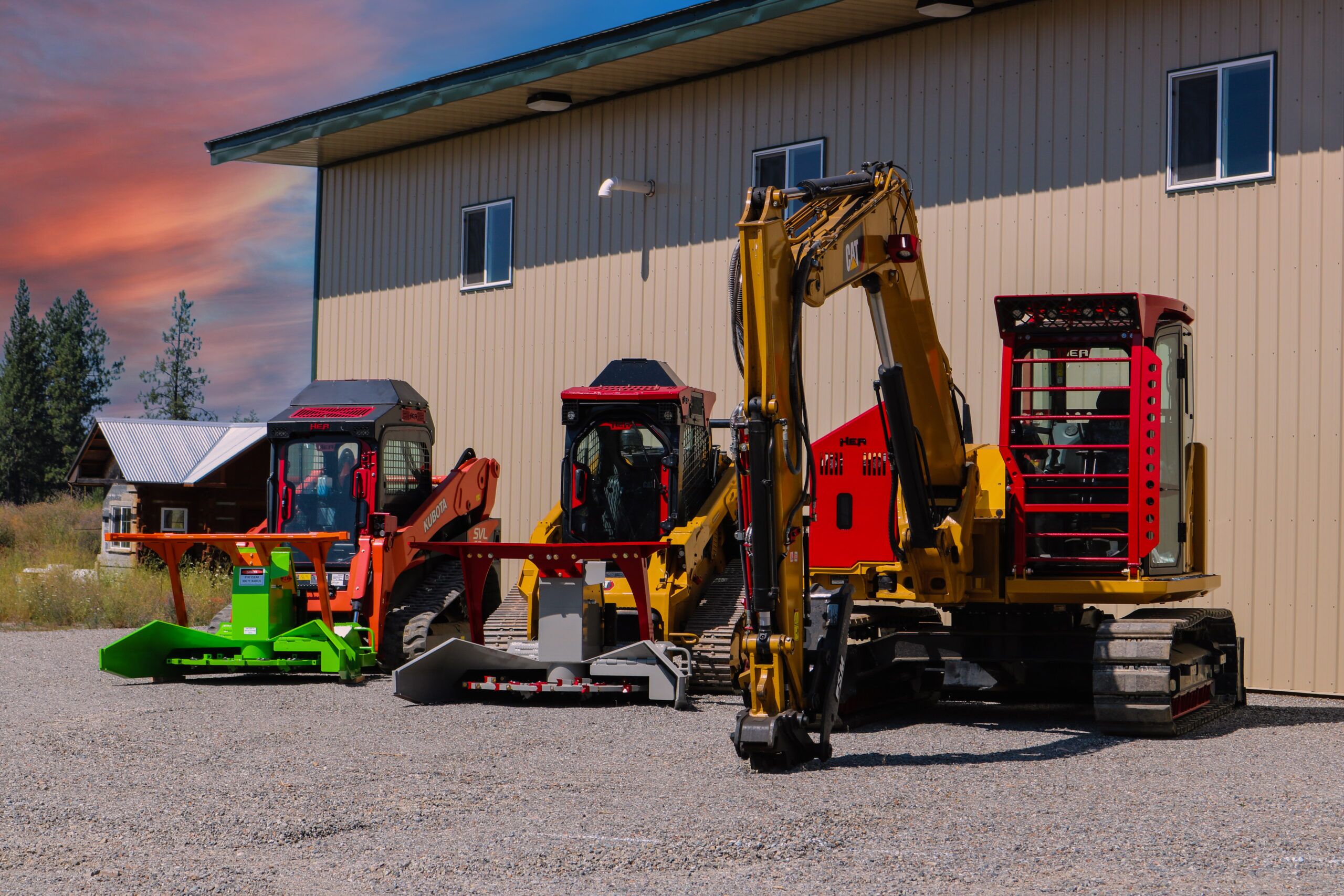 Excavator Cab Protection - Custom Machine Guarding