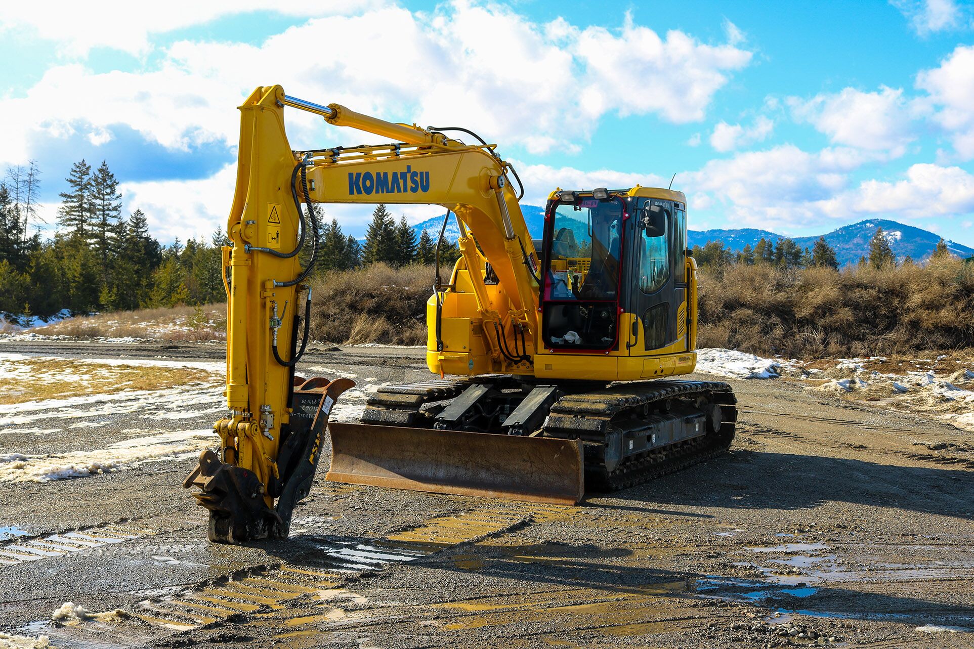 Komatsu Defender Ballistic Window - Cab Guards for Excavators & Skid ...